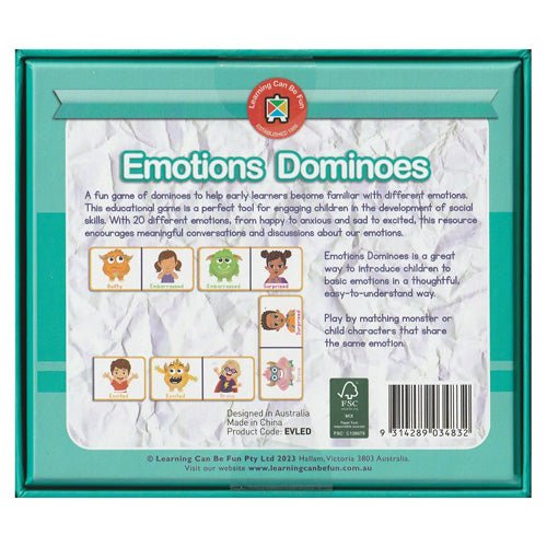 Emotions Dominoes| Ozzy Educational Toys