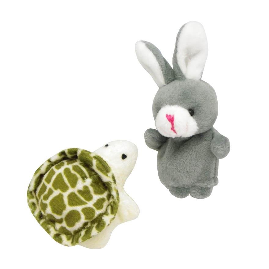 Hare & Tortoise - Finger Puppet Set| Ozzy Educational Toys