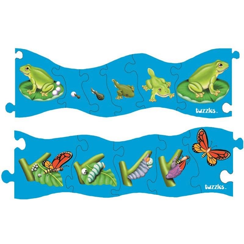 Frog-Butterfly Life Cycle - Puzzle| Ozzy Educational Toys