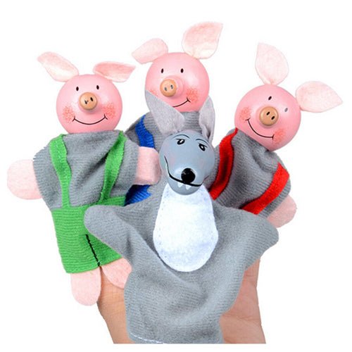 Finger Puppet Set - 3 Little Pigs| Ozzy Educational Toys