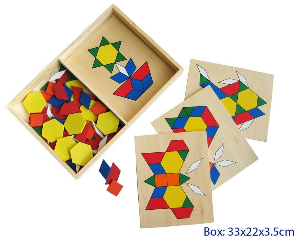 Wooden Pattern Picture Box| Ozzy Educational Toys