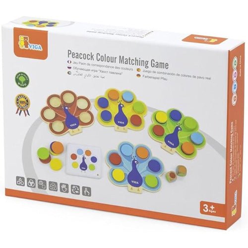Peacock Colour Matching Game| Ozzy Educational Toys