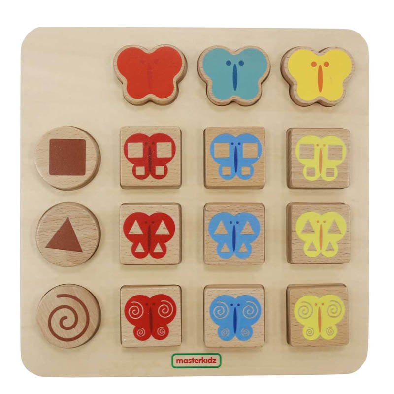 Primary Colour & Pattern Matching Game -Masterkidz| Ozzy Educational Toys