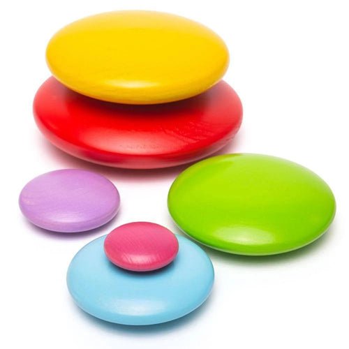 Rainbow Stacking Pebbles - Large| Ozzy Educational Toys