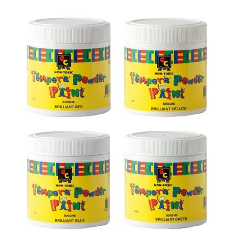 Tempera Powder Paint 500G - Orange| Ozzy Educational Toys
