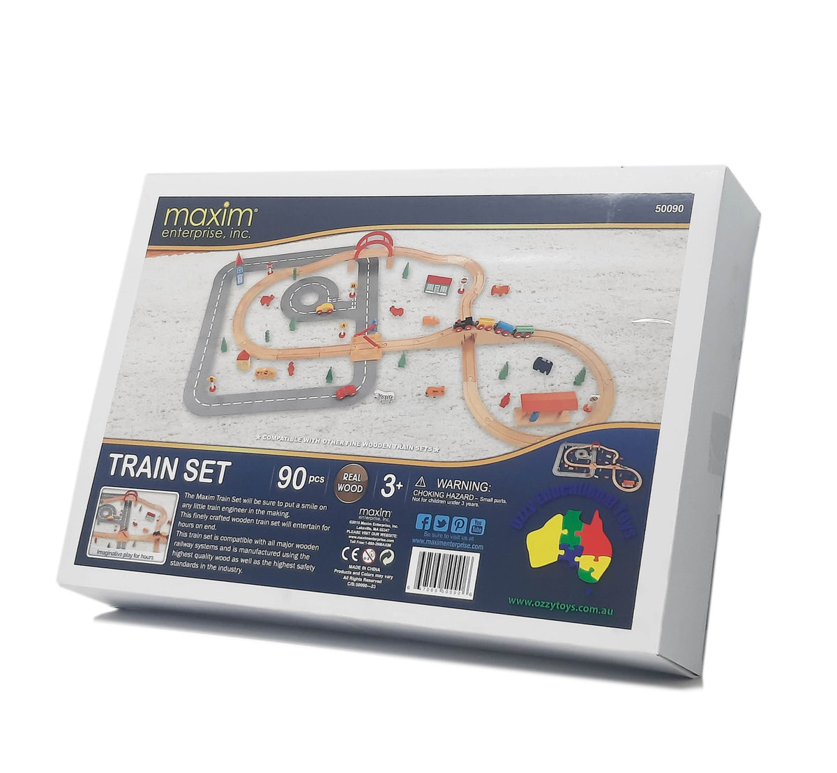 Wooden Road & Rail Set| Ozzy Educational Toys