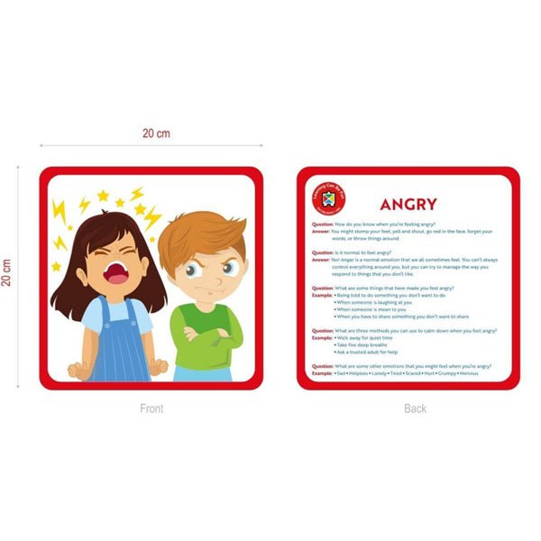Emotion Cards - Set of 10| Ozzy Educational Toys