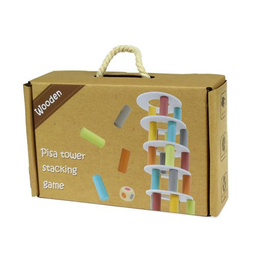 Wooden Pisa Balancing Game| Ozzy Educational Toys