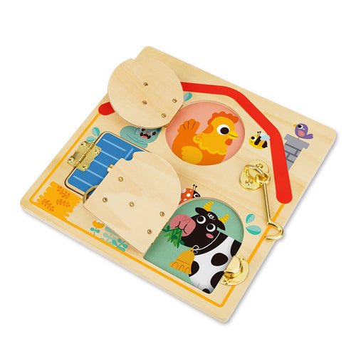 Latches Activity Puzzle Board| Ozzy Educational Toys