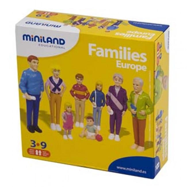 European Family Figures - Miniland| Ozzy Educational Toys