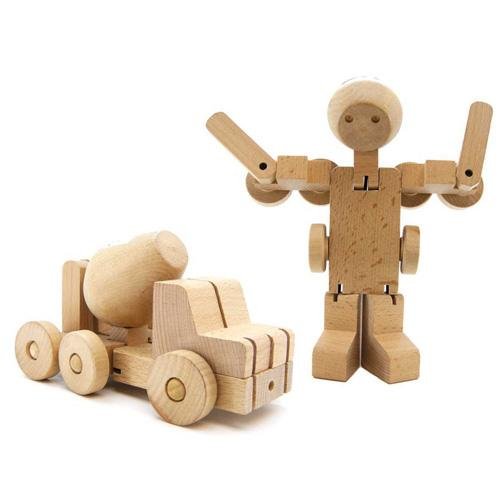 Wooden Transformers - Set of 3| Ozzy Educational Toys