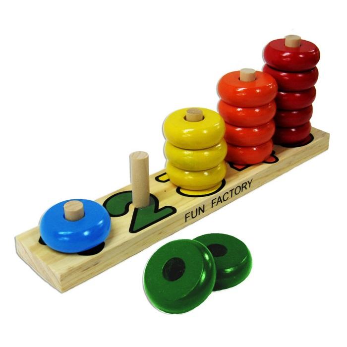 Stacking Number Rings| Ozzy Educational Toys