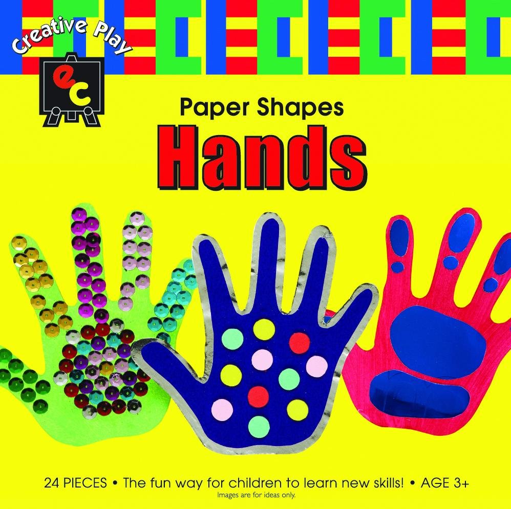 Craft Paper Shapes - Hands - 24 Pack| Ozzy Educational Toys