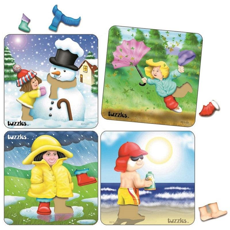Weather - Puzzle Set (4)| Ozzy Educational Toys